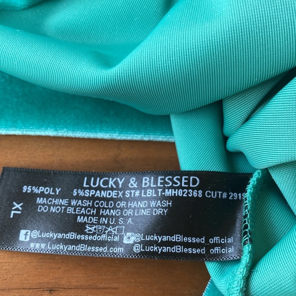 Lucky & Blessed | Tops | Nwt The Turquesa Velvet Super Bell Top By Luck Blessed Size Xl | Poshmark